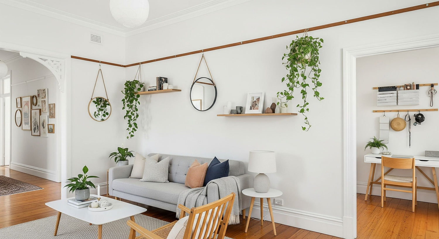 Creative Uses for Picture Rails Beyond Art Hanging